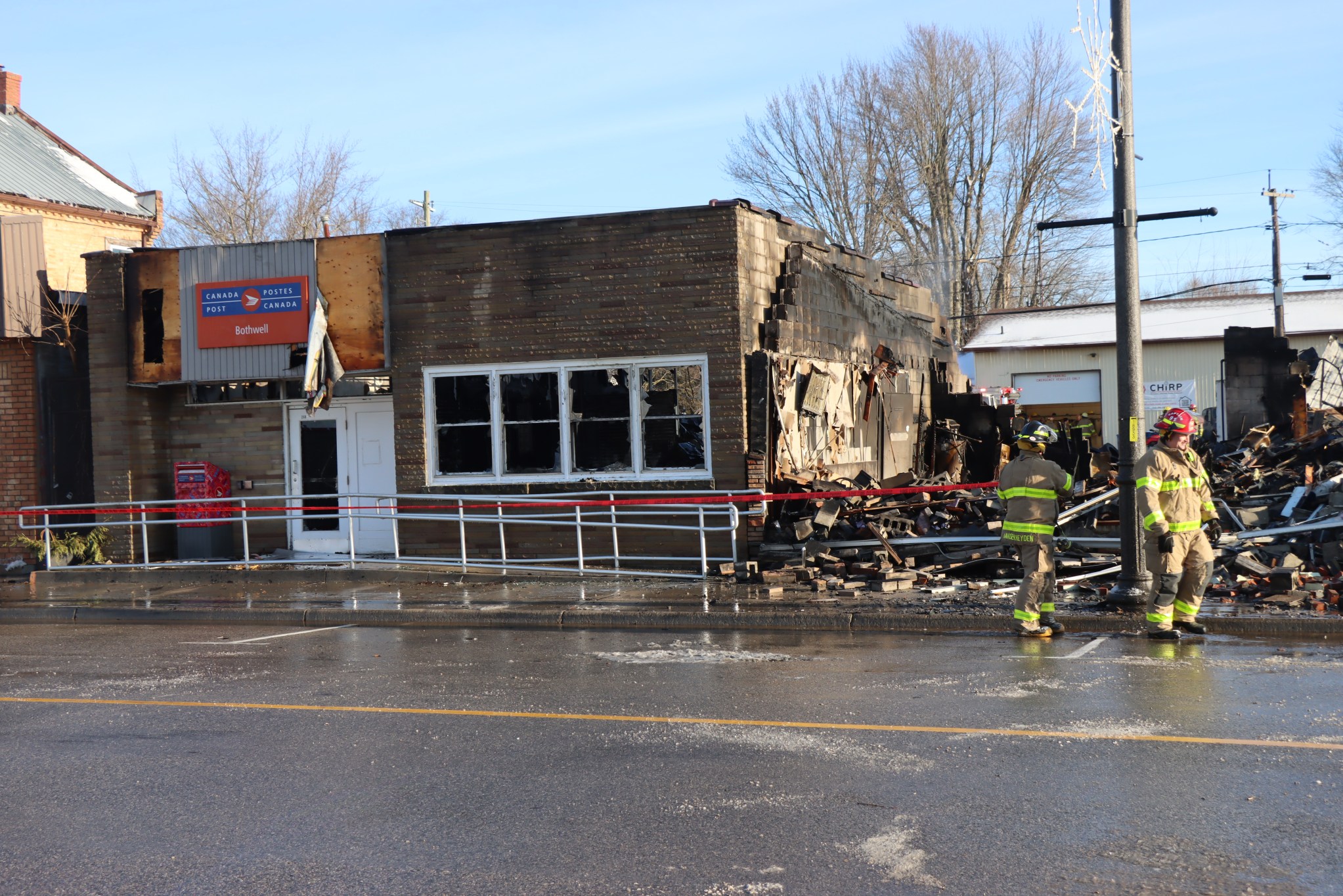 Post office among buildings destroyed in Bothwell fire – The Herald ...